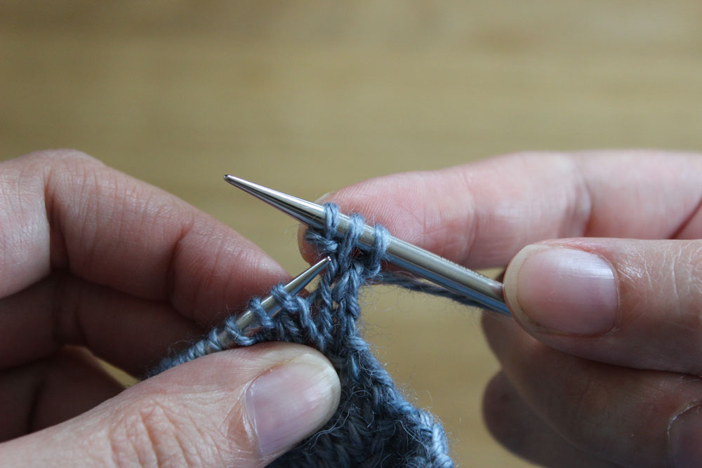 Point de chaînette tricoté